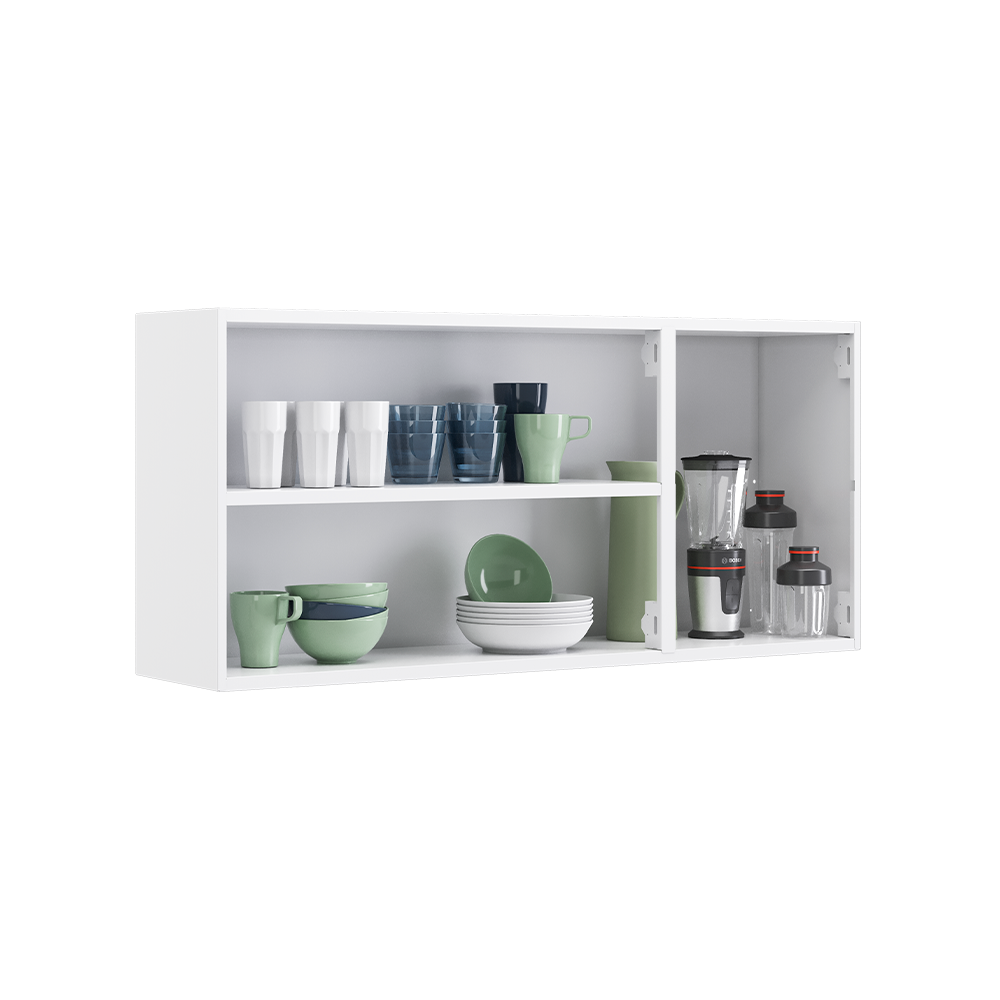 Armário Aéreo Itatiaia 120 cm New Premium 350001857 - Branco - Martinello