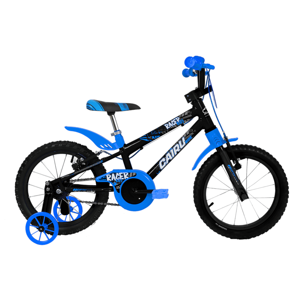 Bicicleta Cairu MTB Masculino Racer Kids 16 - Preto/Azul 311679 ...