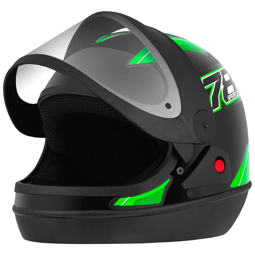Capacete Pro Tork New Sport 788 - 58 Preto/Verde - Martinello ...