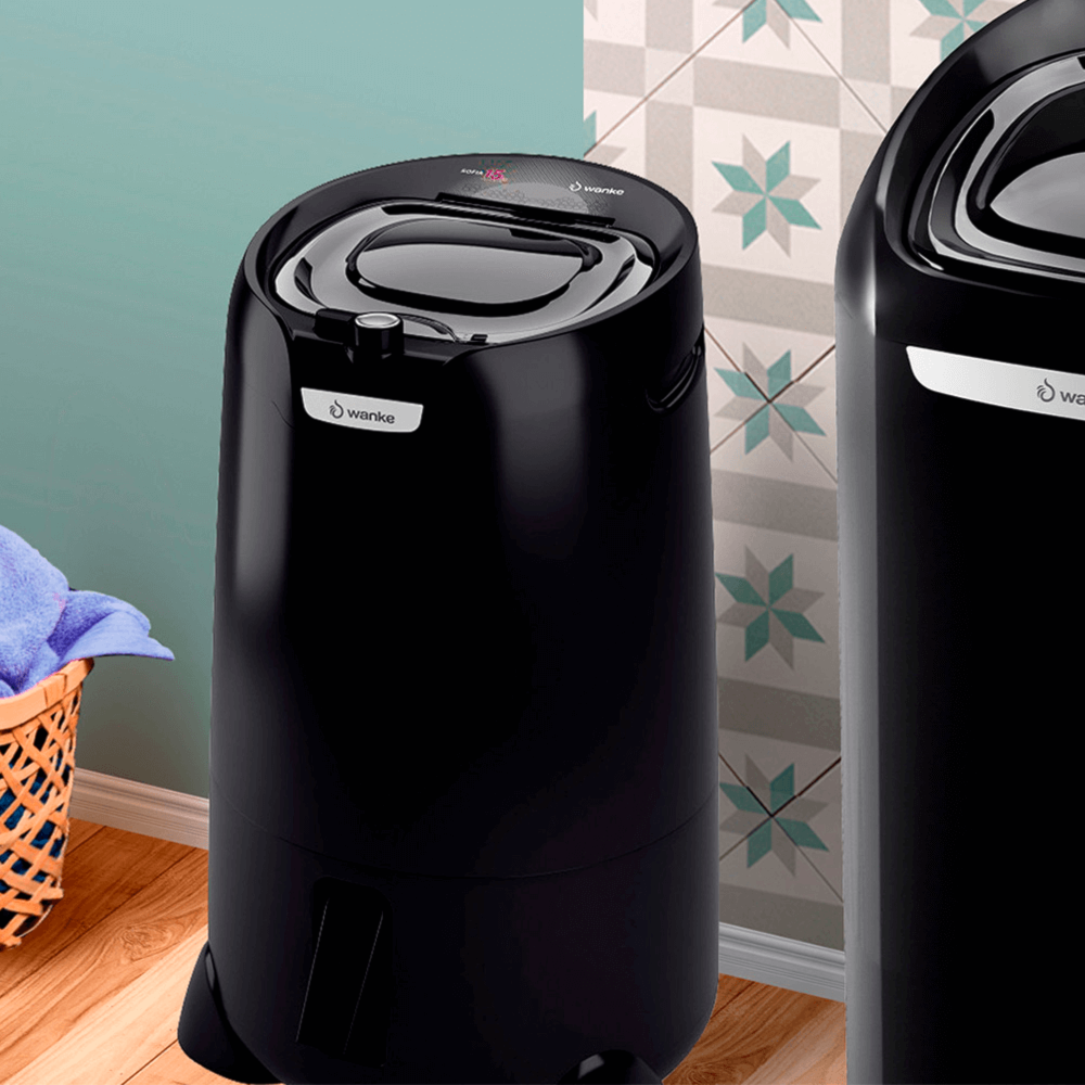 Centrifuga de Roupa Wanke Sofia II 15 Kg - Preta 220V - Martinello
