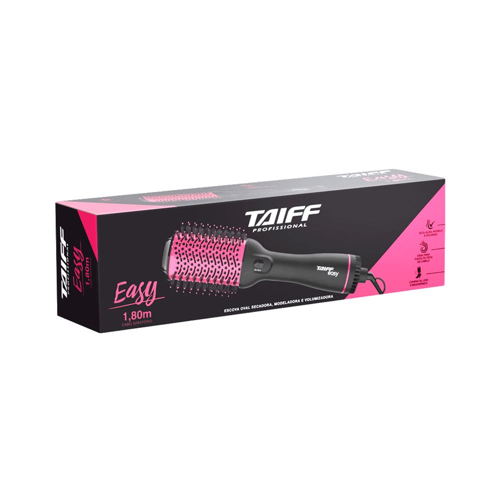 Escova Taiff Oval Easy Pink - 110V - Martinello