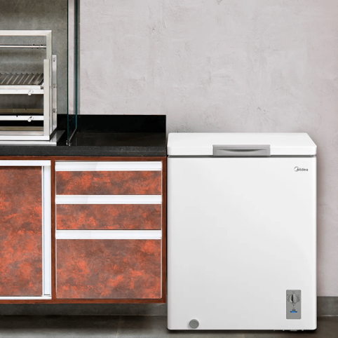 Freezer Horizontal Midea 145L MDRC207 - Branca 110V - Martinello