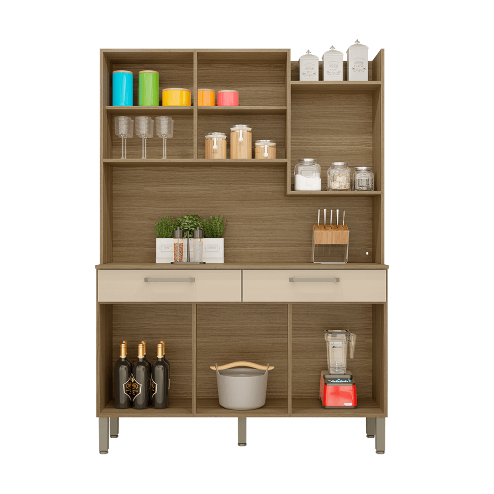 Kit Paraná 6 Portas Modena - Freijo/Vanilla 9011 - Martinello