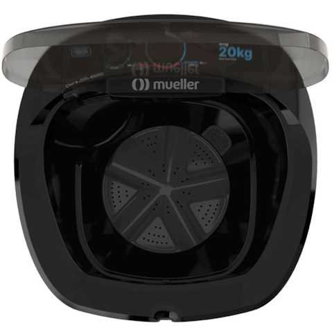 Máquina de Lavar Roupa Mueller Big 20KG - 110V Preta - Martinello