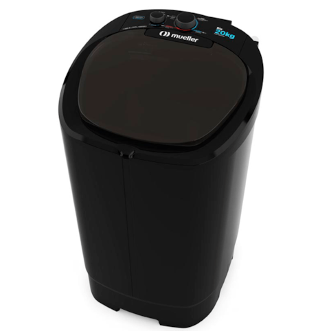 Máquina de Lavar Roupa Mueller Big 20KG - 110V Preta - Martinello