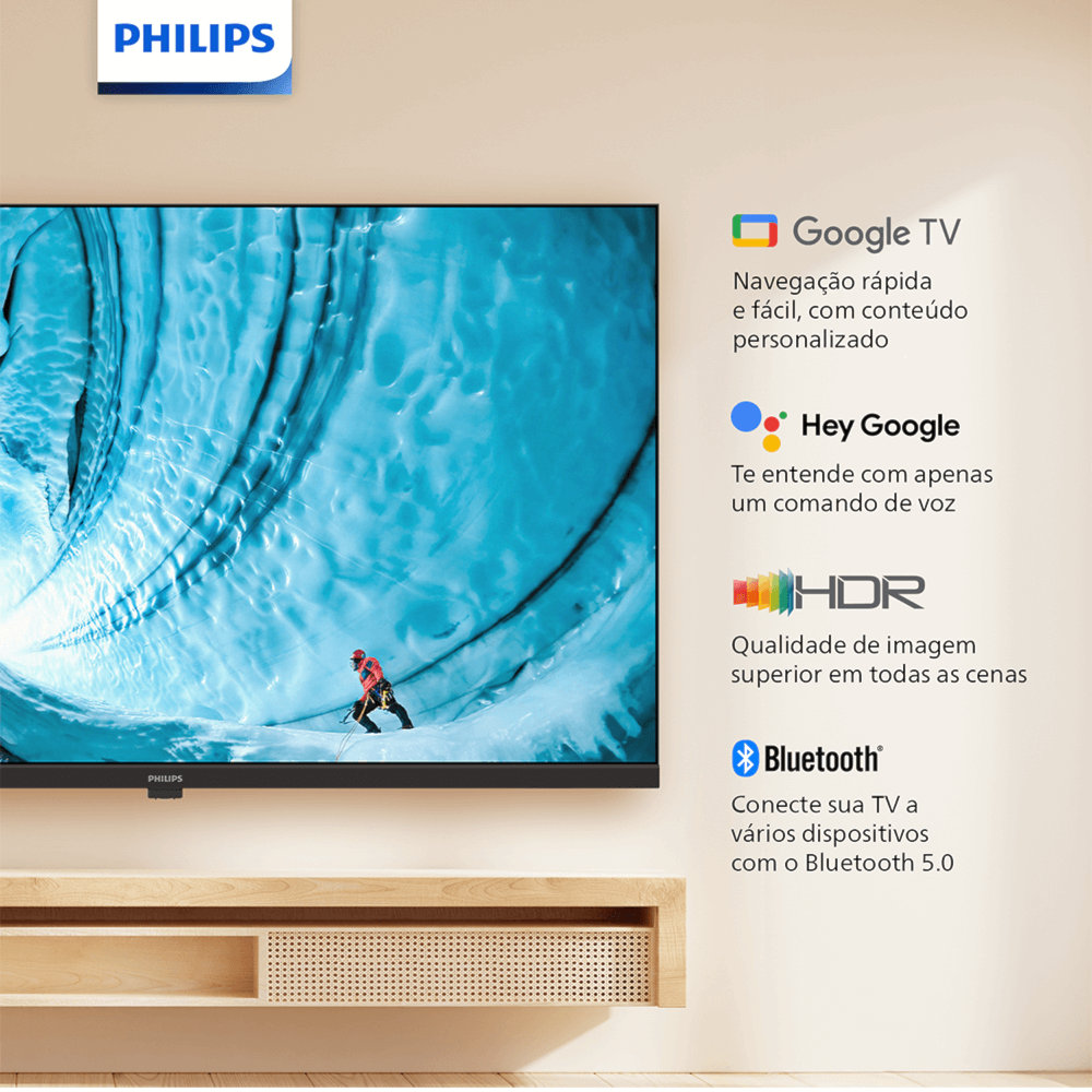 Philips Smart TV 32PHG6909 32" LED Full HD - Google Tv - Martinello
