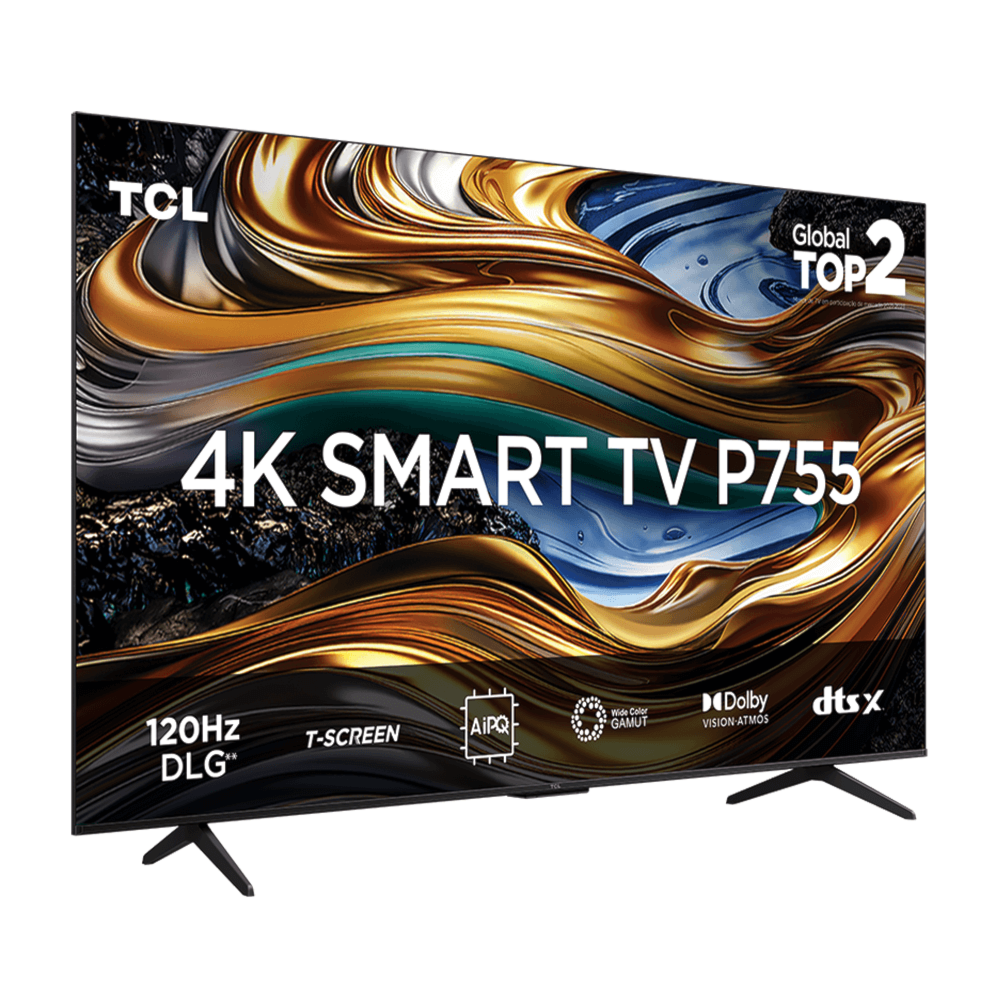 TCL Smart TV 65" 65P755 LED UHD 4K - Google TV com Wi-Fi e Bluetooth ...
